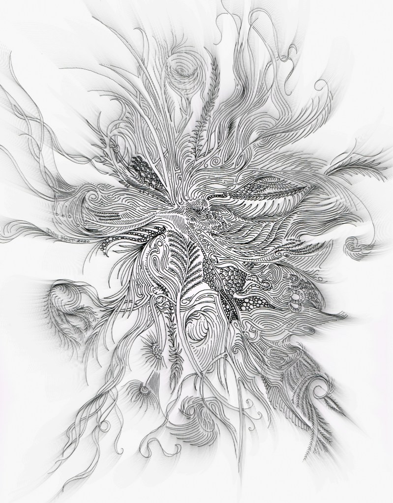 Doodle 101: The Ice Within – A Review of Dan Holt’s Intricate Abstraction – Review Me